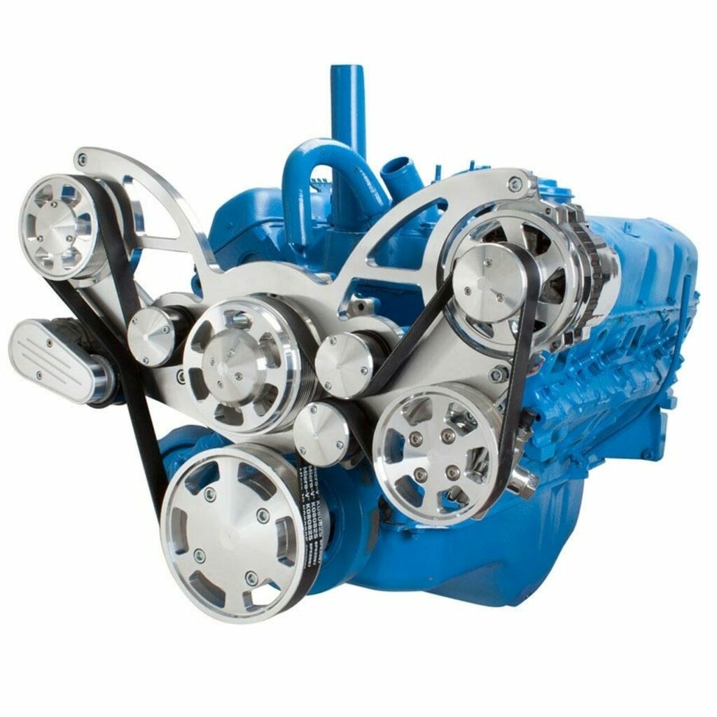 AMC Jeep 304, 360 & 401 Serpentine System - Power Steering & Alternator ...